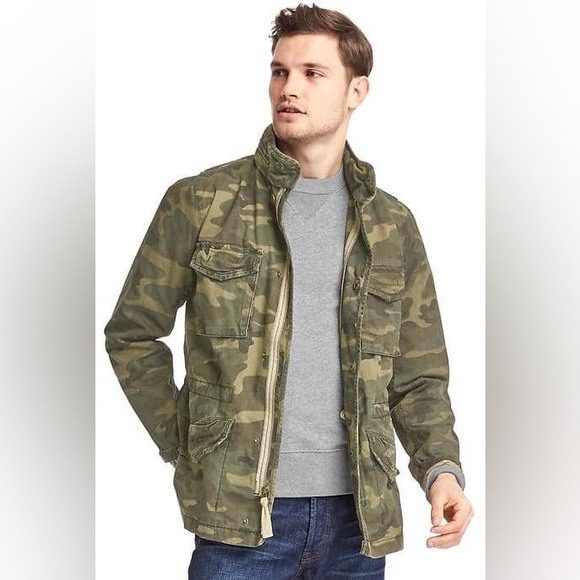 GAP | Jackets & Coats | Gap Gap M65 Field Jacket Camo Field Jacket ...